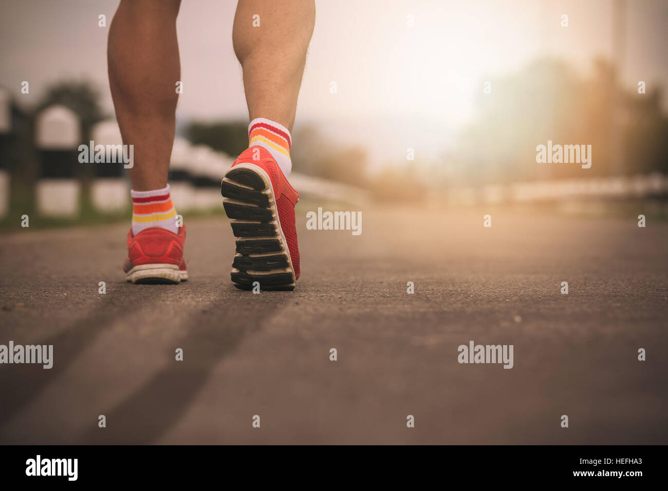 Closeup of running feet marathon hi-res stock photography and images ...