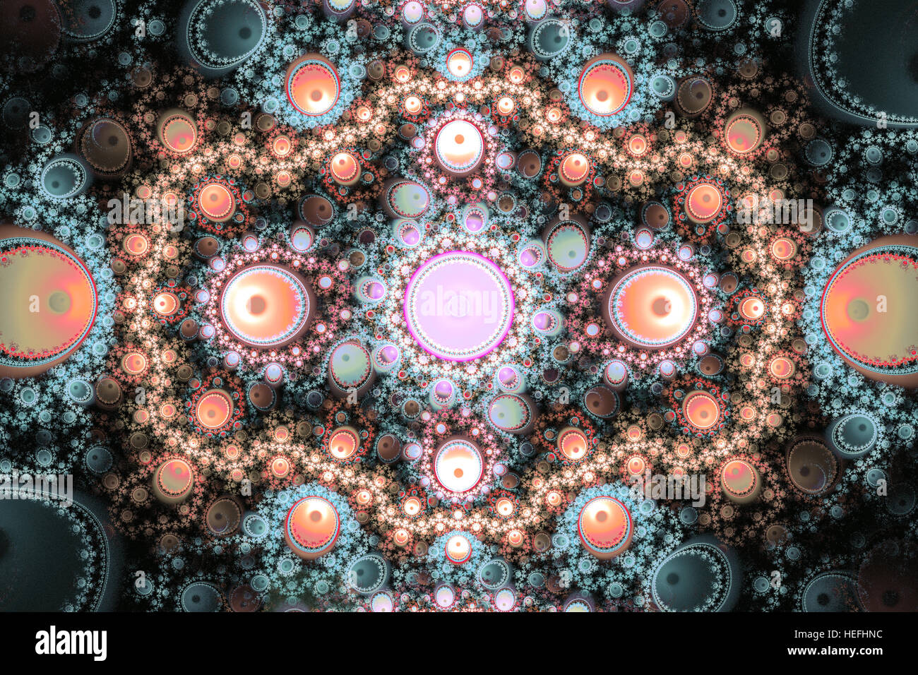 Beautiful colored fractal digital art picture can illustrate your work ...