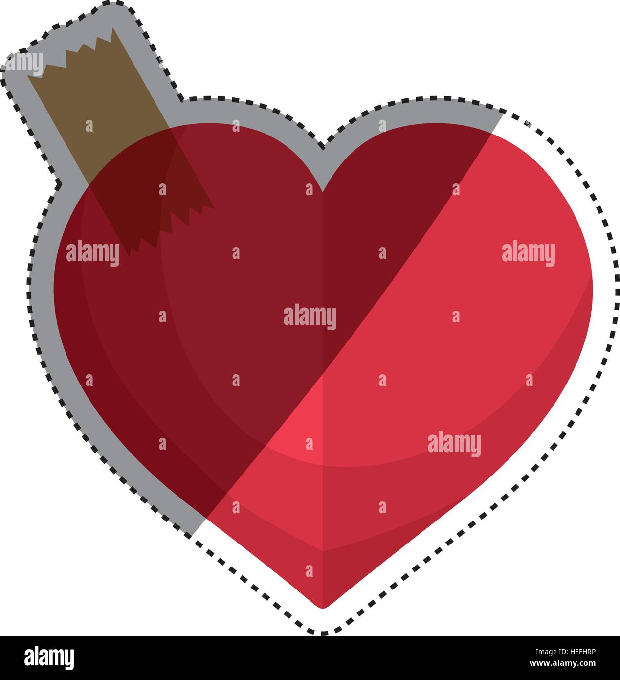 Heart love romanticism icon vector illustration graphic design Stock ...