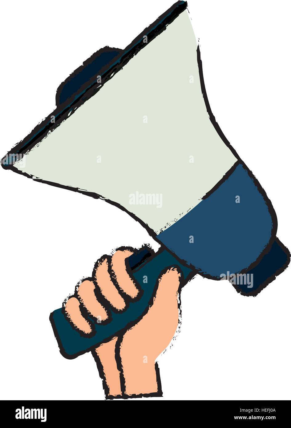 Bullhorn announce device icon vector illustration graphic design Stock ...
