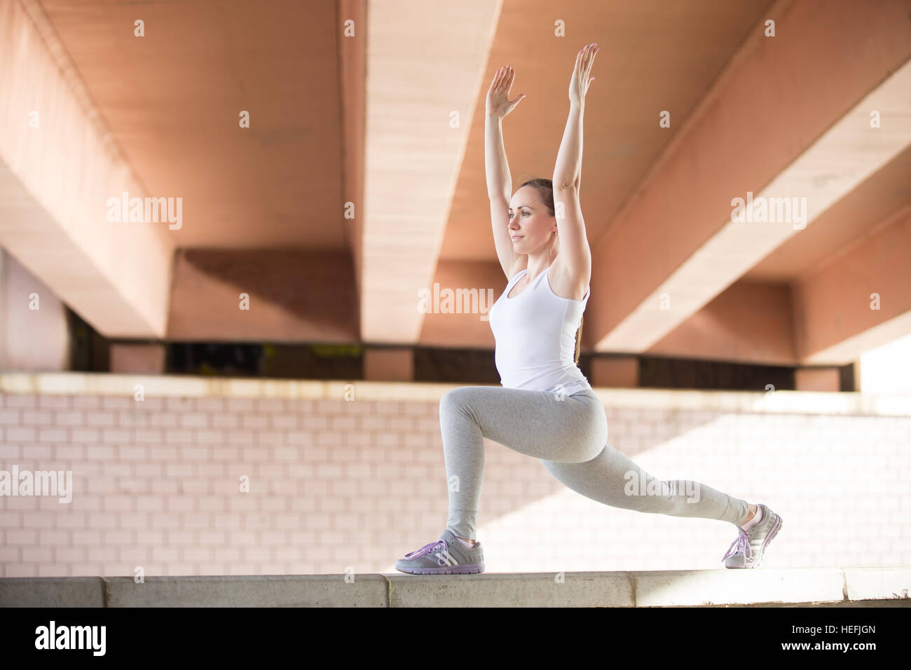 I virabhadrasana hi-res stock photography and images - Alamy