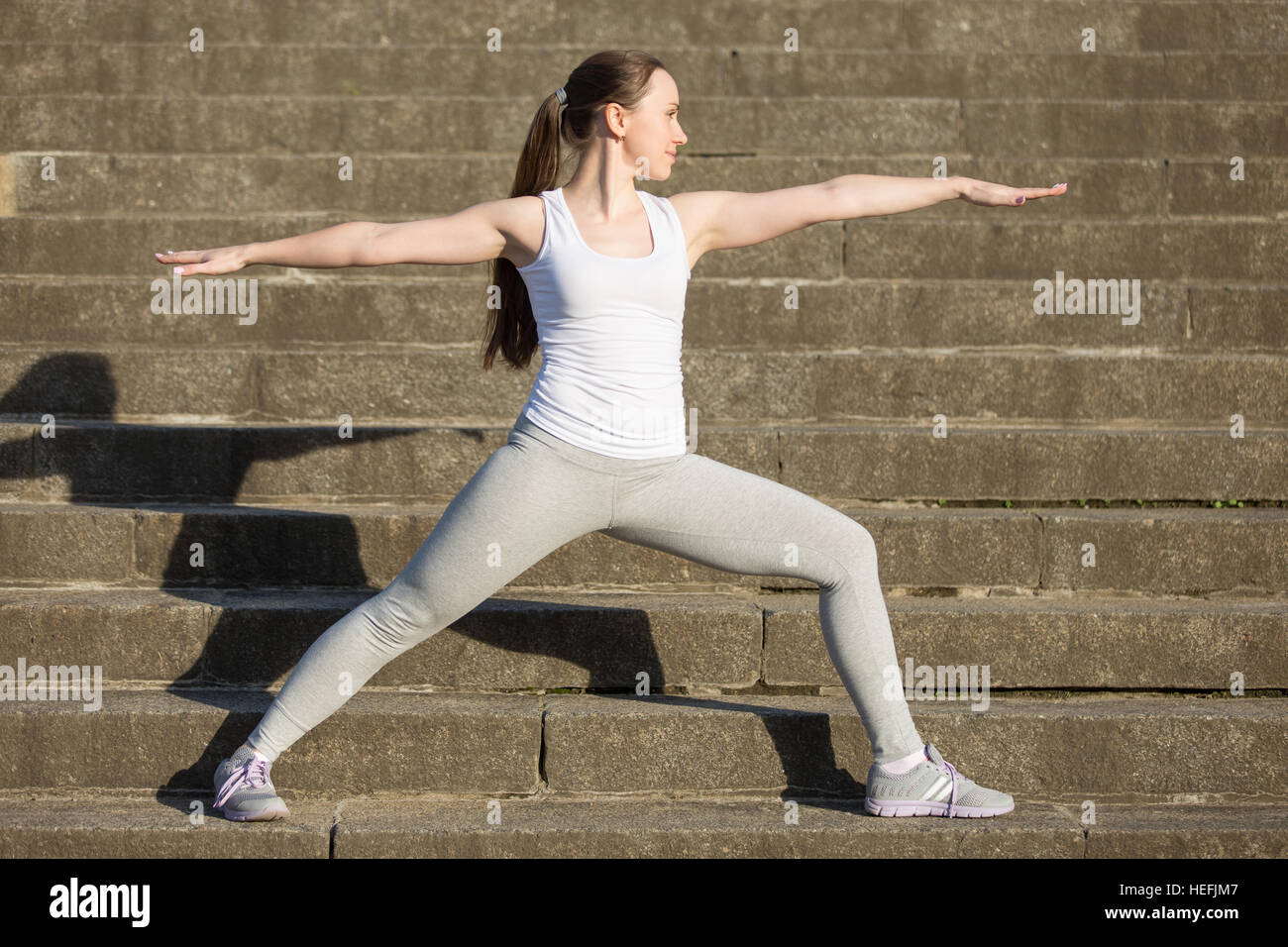 Warrior Ii Pose High Resolution Stock Photography and Images - Alamy