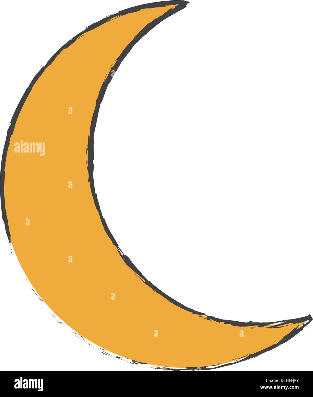 crescent moon icon image Stock Vector Image & Art - Alamy