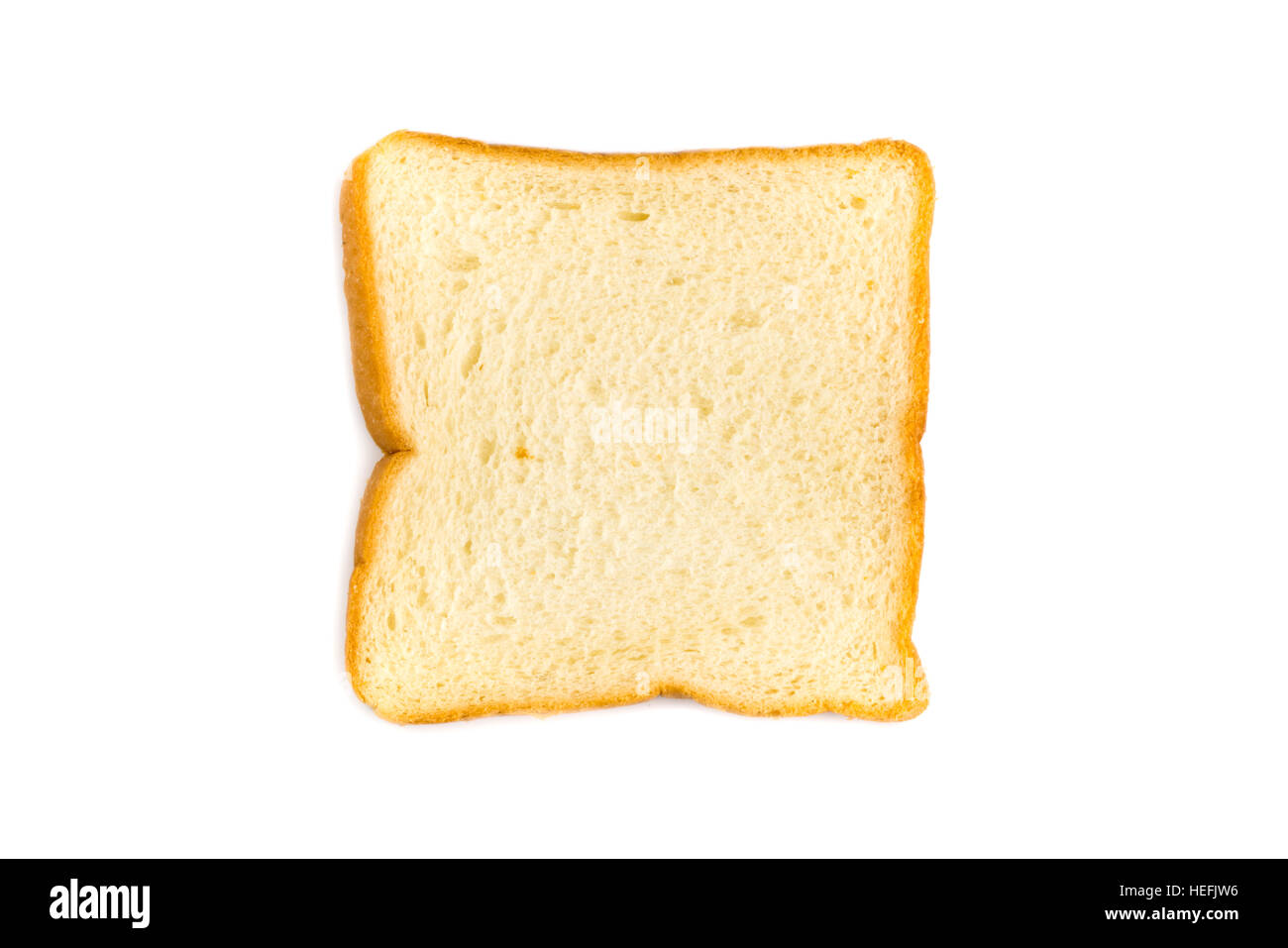 Top view of fresh sliced bread isolated on white background Stock Photo ...