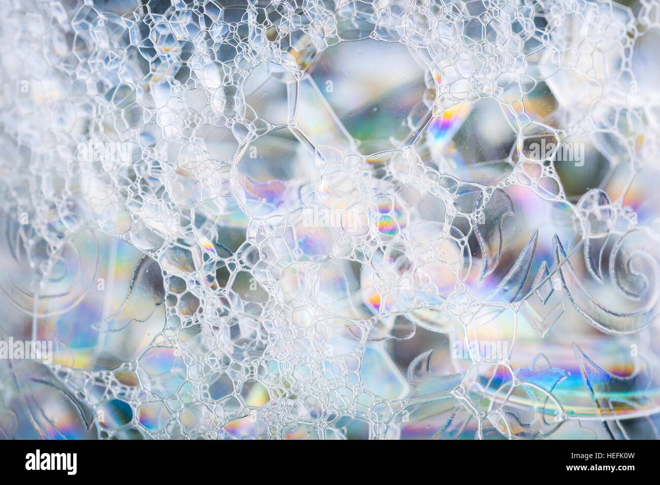 Abstract background of soap bubbles Stock Photo - Alamy