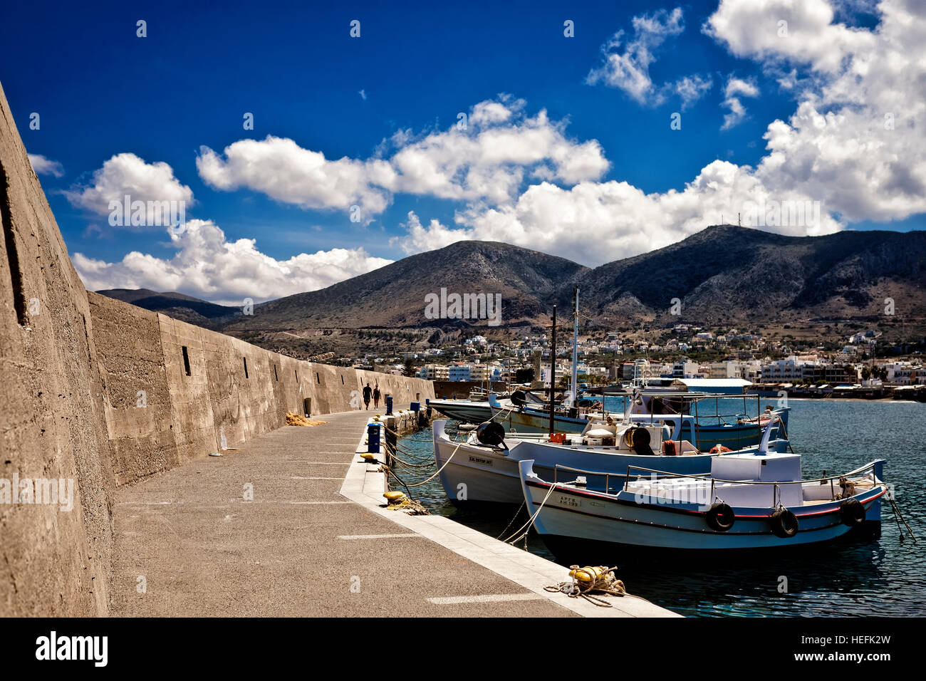 Views of places in Crete on sunny summer days Stock Photo - Alamy