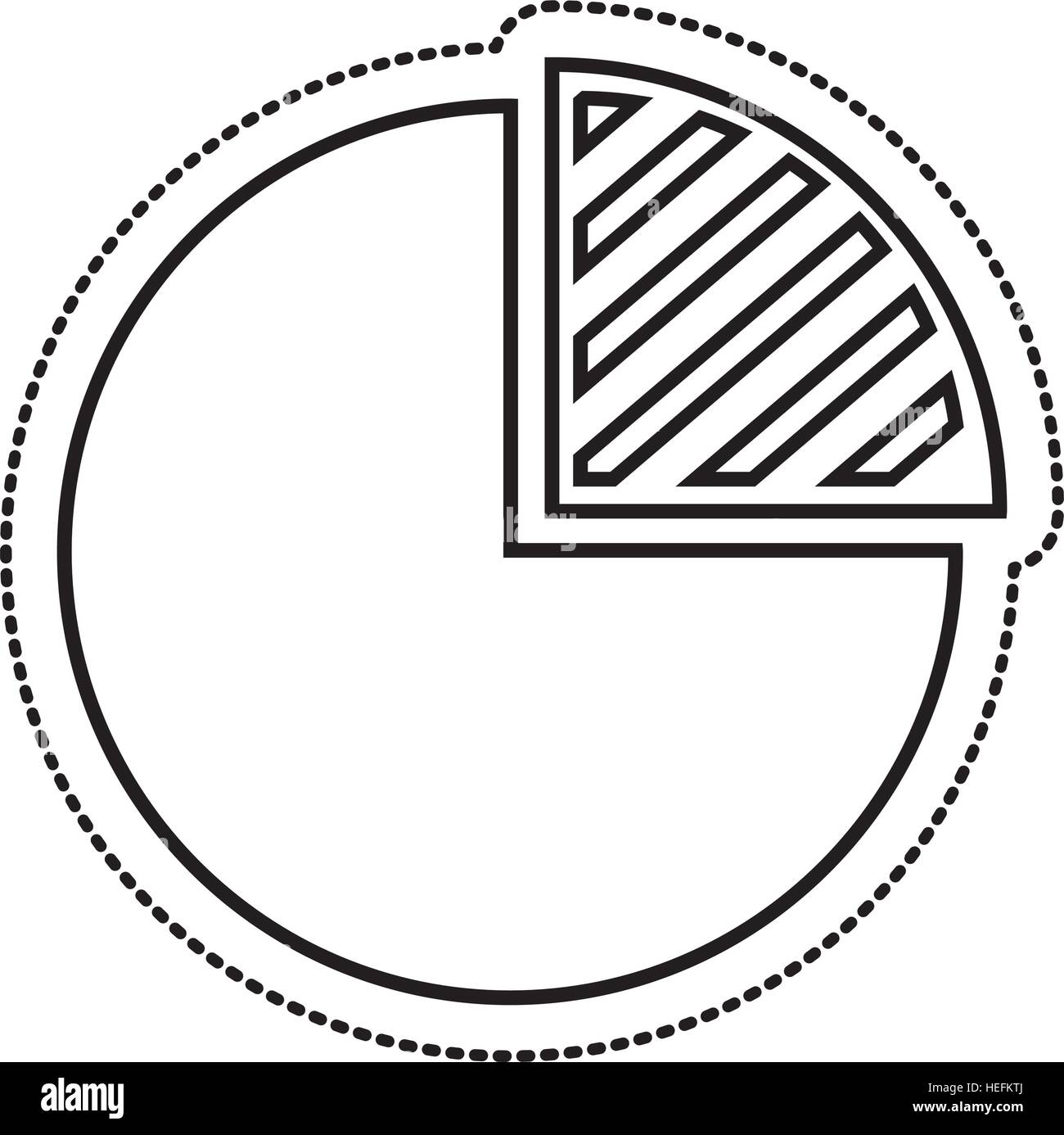 pie infographic isolated icon vector illustration design Stock Vector ...