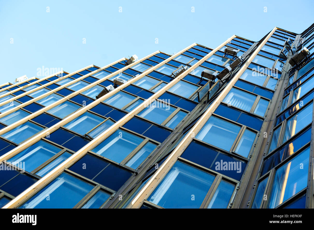 multi-storey office building glass skyscraper on the skyline Stock ...