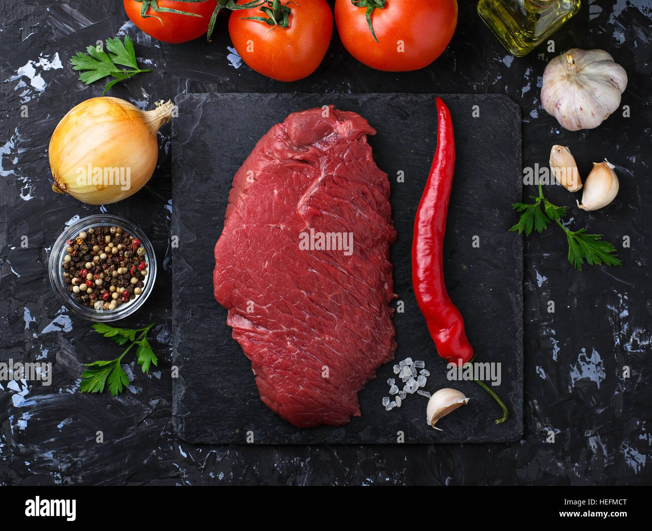 Fresh beef steak hi-res stock photography and images - Alamy