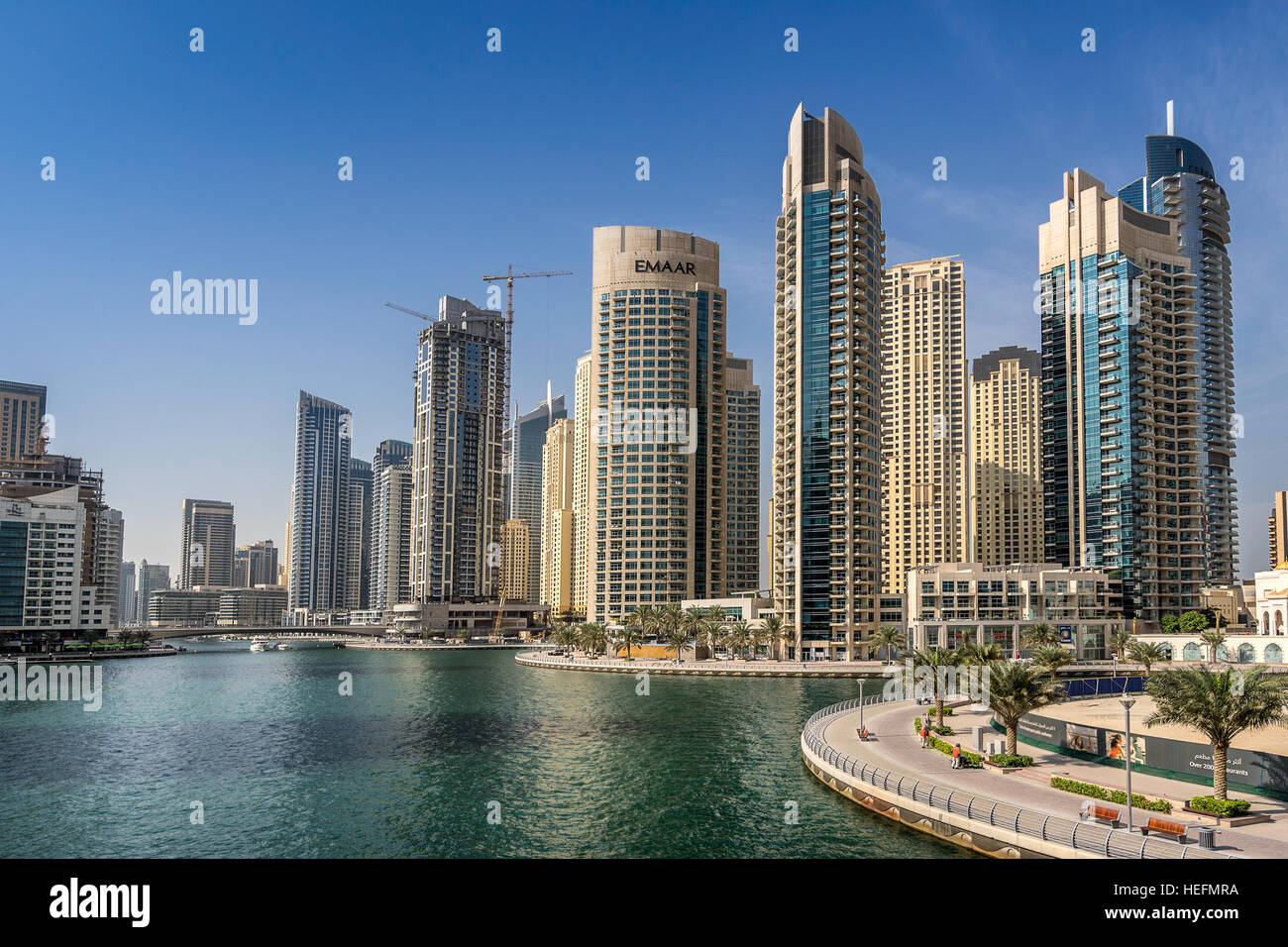 Dubai marina walk hi-res stock photography and images - Alamy