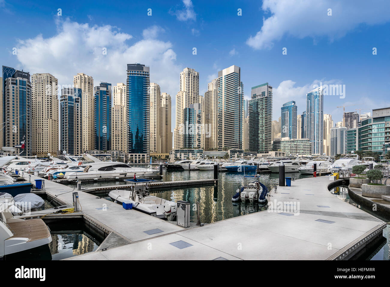 Dubai marina in the UAE Stock Photo - Alamy