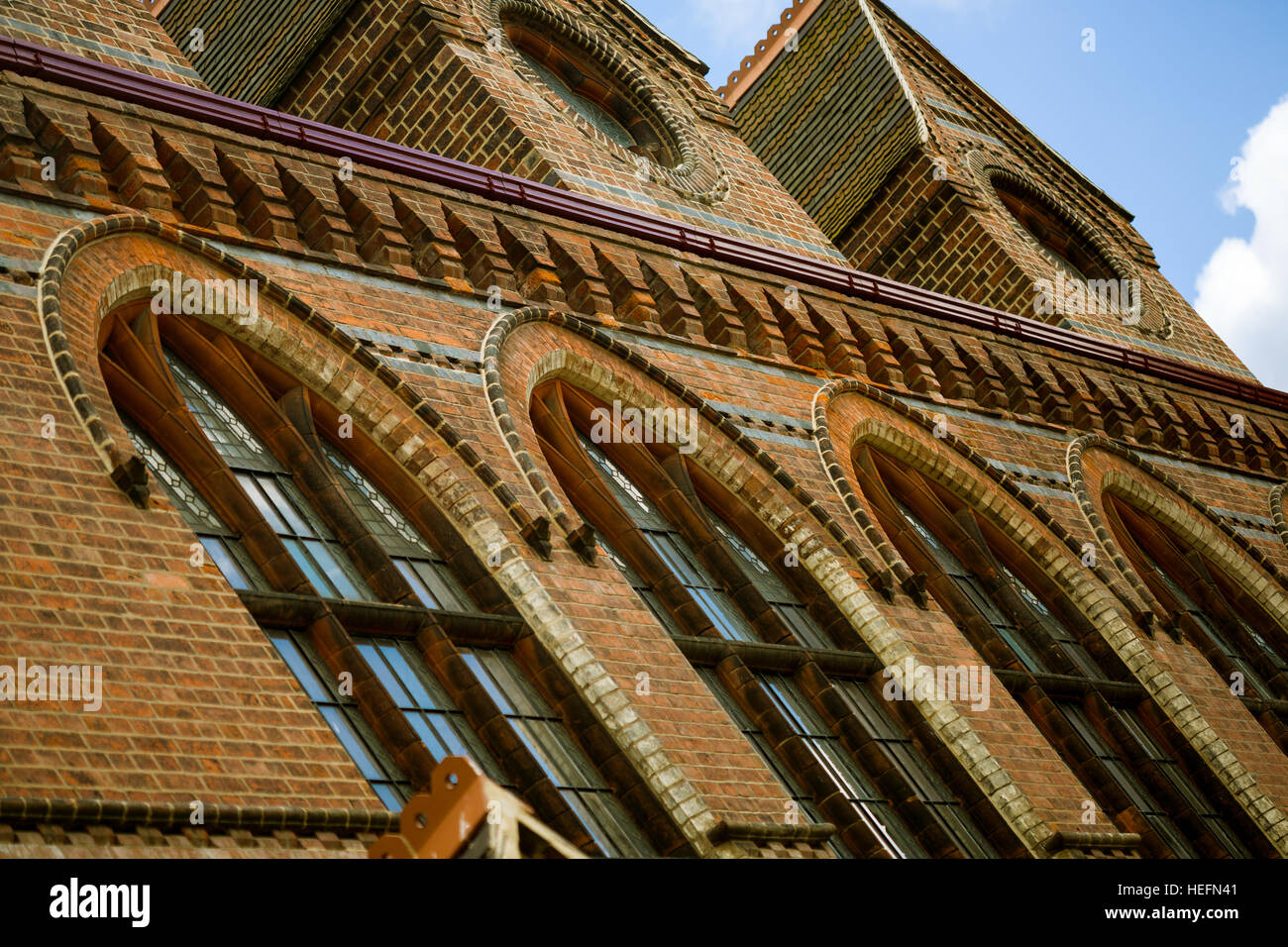 The Old Market House designed by Alfred Waterhouse . Brick built ...
