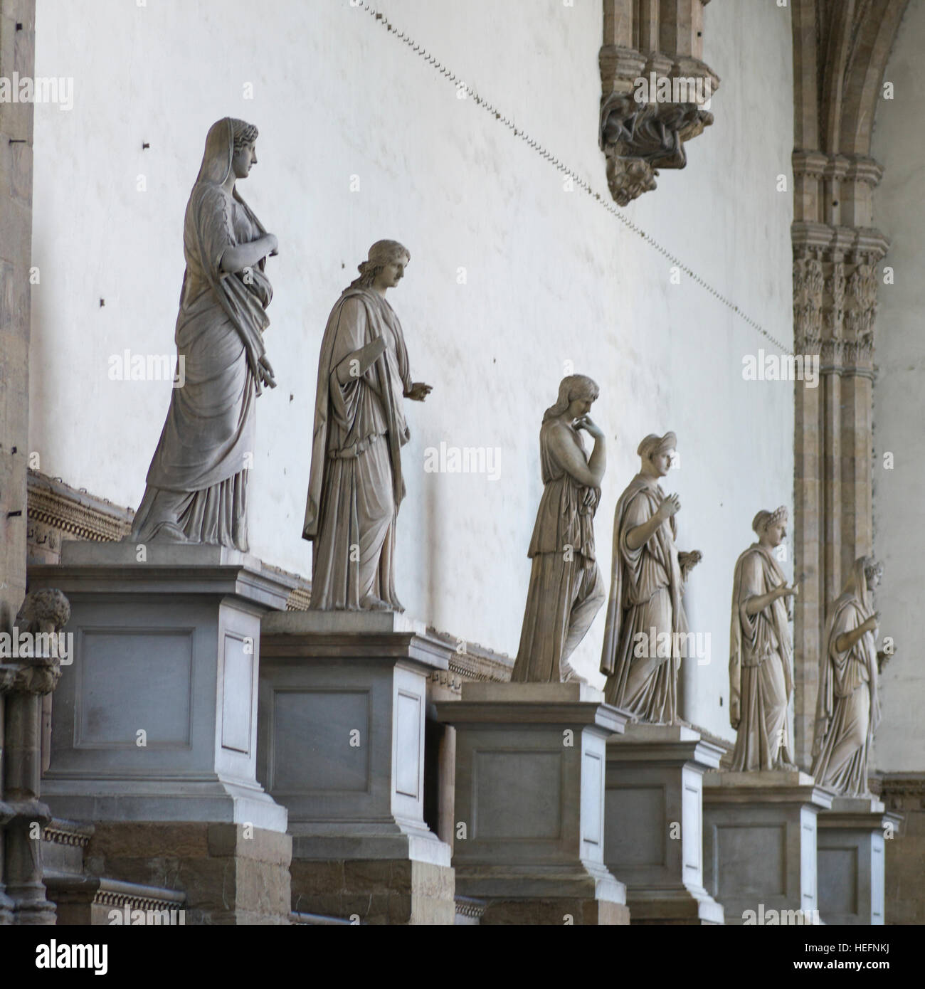 Florence statue row hi-res stock photography and images - Alamy