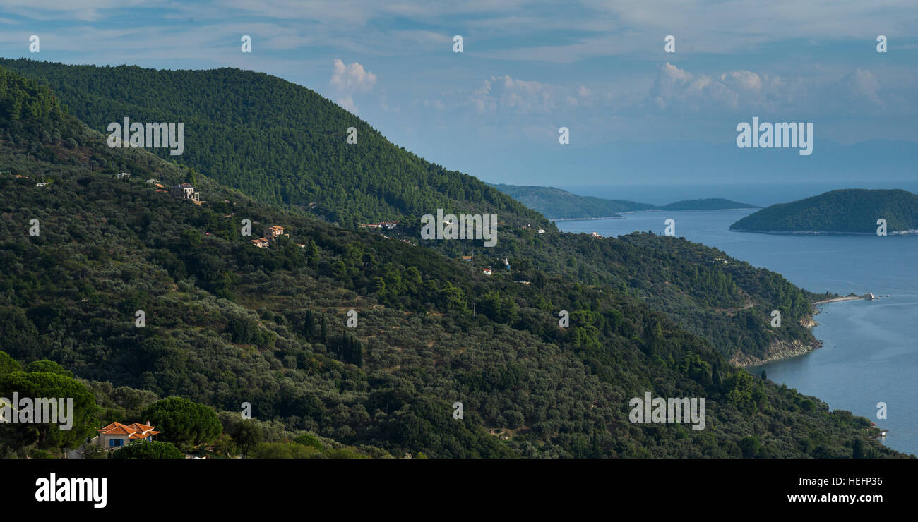 Glossa, Thessalia Sterea Ellada, Skopelos, Greece Stock Photo - Alamy
