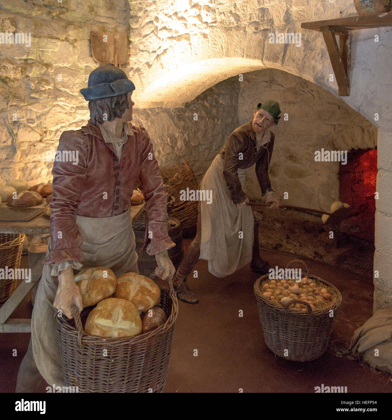 Medieval Baking Bread Stock Photos & Medieval Baking Bread Stock Images ...