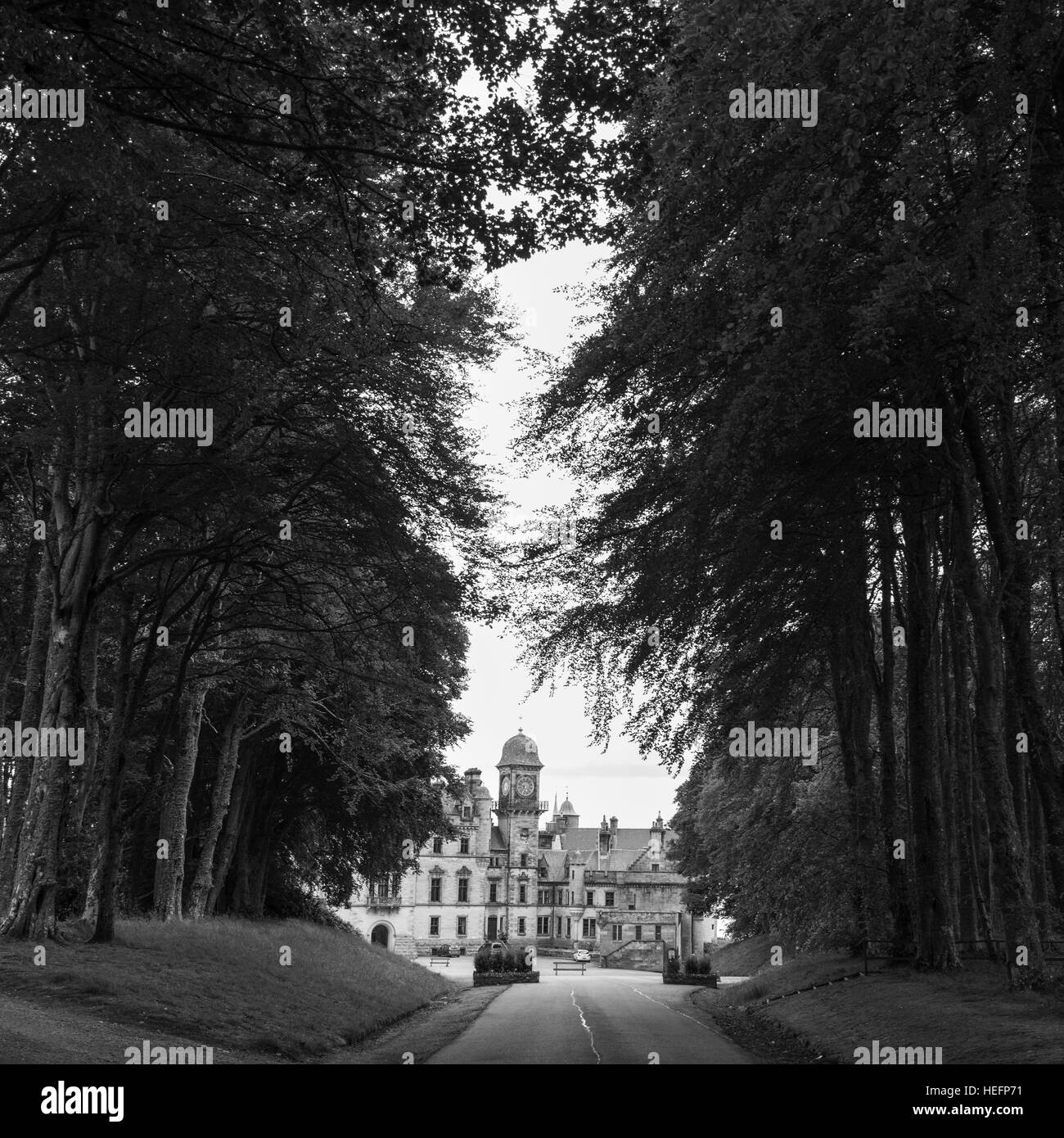 Dunrobin Castle, Golspie, Sutherland, Scottish Highlands, Scotland ...