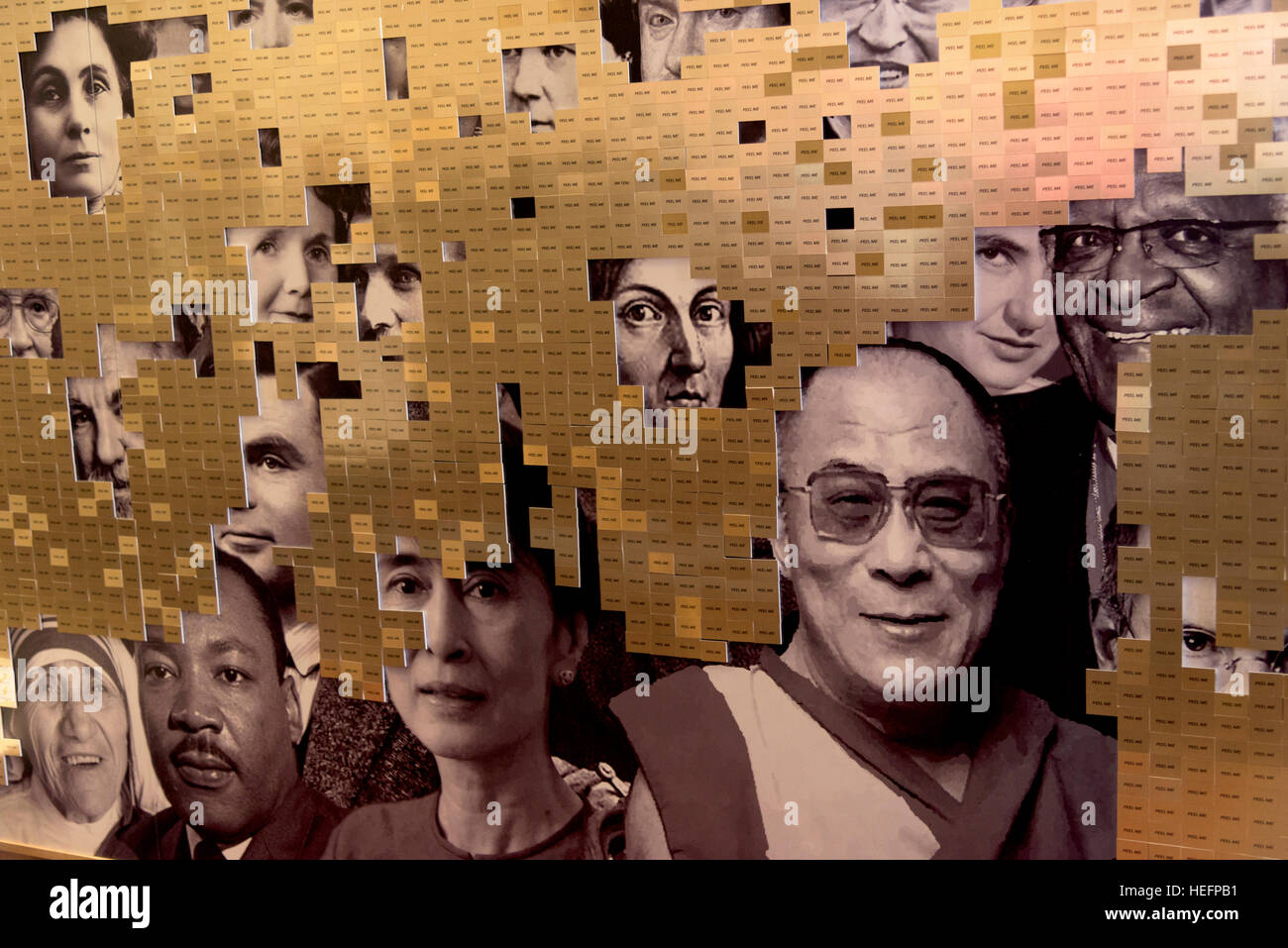 Mosaic human face people hi-res stock photography and images - Alamy
