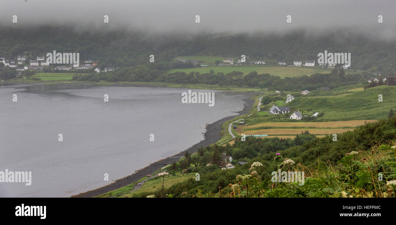 Village of Uig, Isle of Skye, Scottish Highlands, Scotland Stock Photo ...