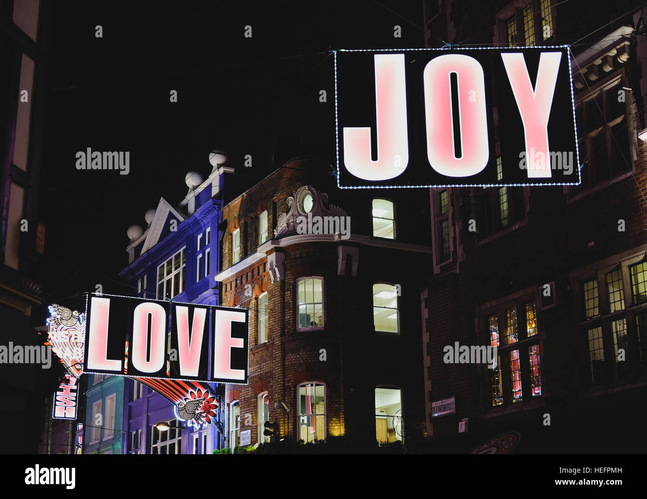 Night signs hi-res stock photography and images - Alamy