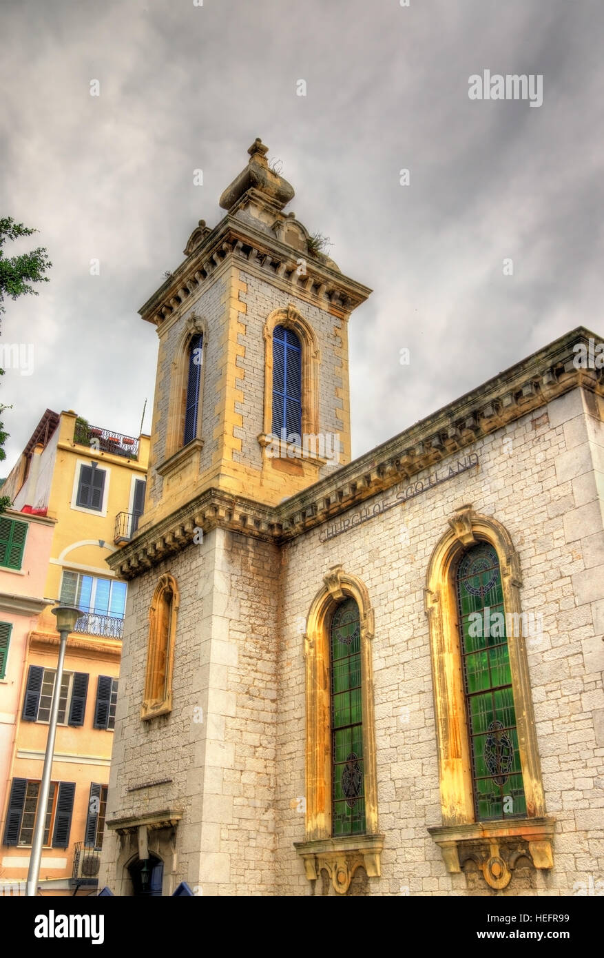 St Andrew's Church in Gibraltar Stock Photo - Alamy
