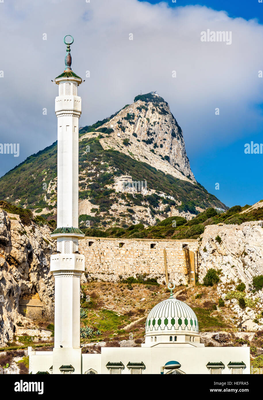 The Mosque at Europa Point in Gibraltar Stock Photo - Alamy