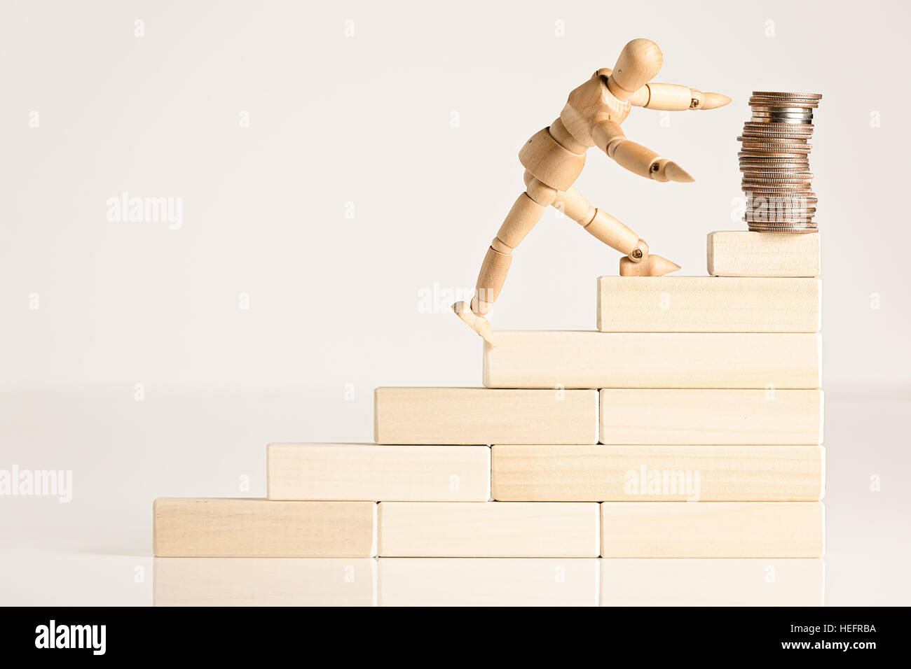 Money steps hi-res stock photography and images - Alamy