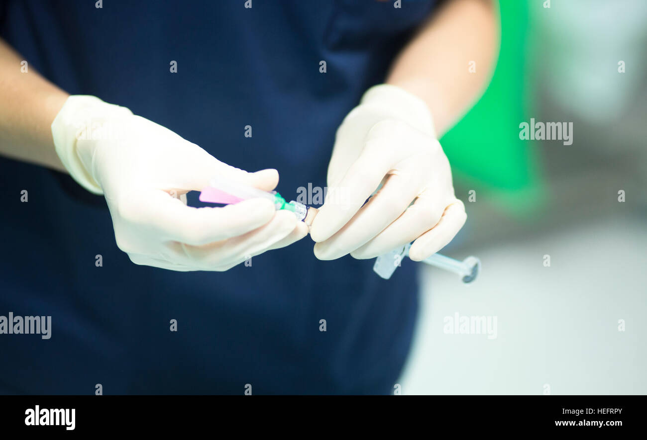 Surgery anaesthetic hypodermic syringe instrumentation in emergency ...