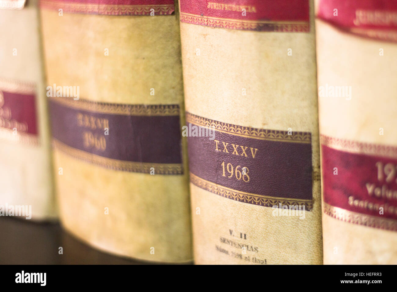 Old law book reports hi-res stock photography and images - Alamy