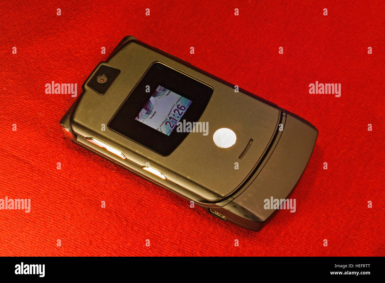 Pre smartphone era Old clamshell GSM mobile phone Stock Photo - Alamy