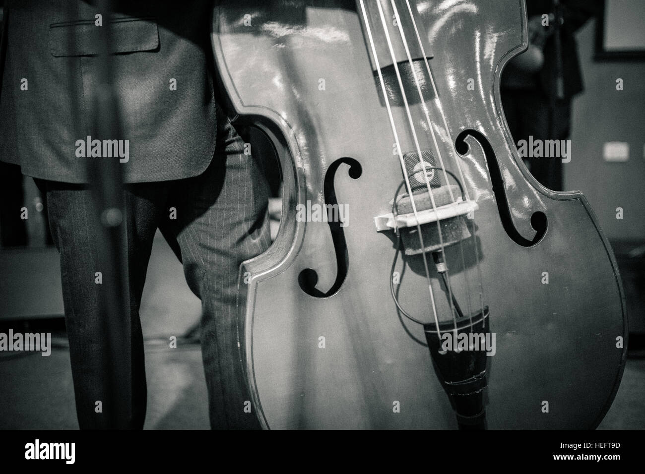 Double bass player orchestra hi-res stock photography and images - Alamy