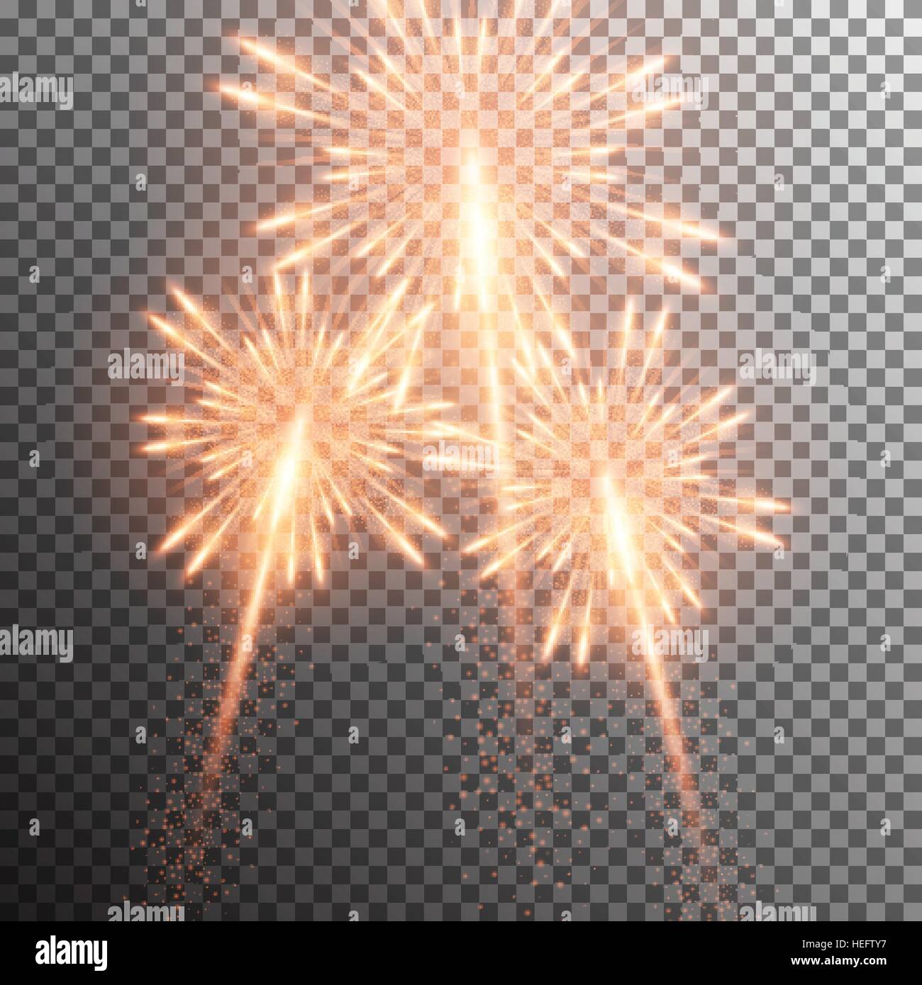 isolated realistic vector fireworks Stock Vector Image & Art - Alamy