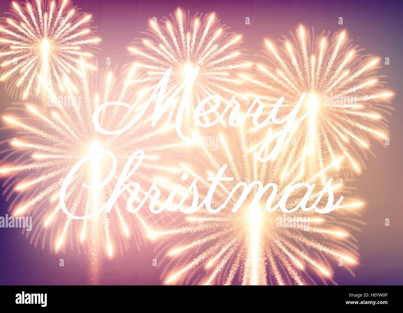 Merry Christmas fireworks Stock Vector Image & Art - Alamy