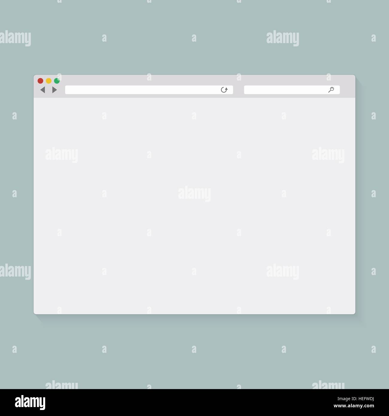 Vector illustration of the browser window Stock Vector Image & Art - Alamy