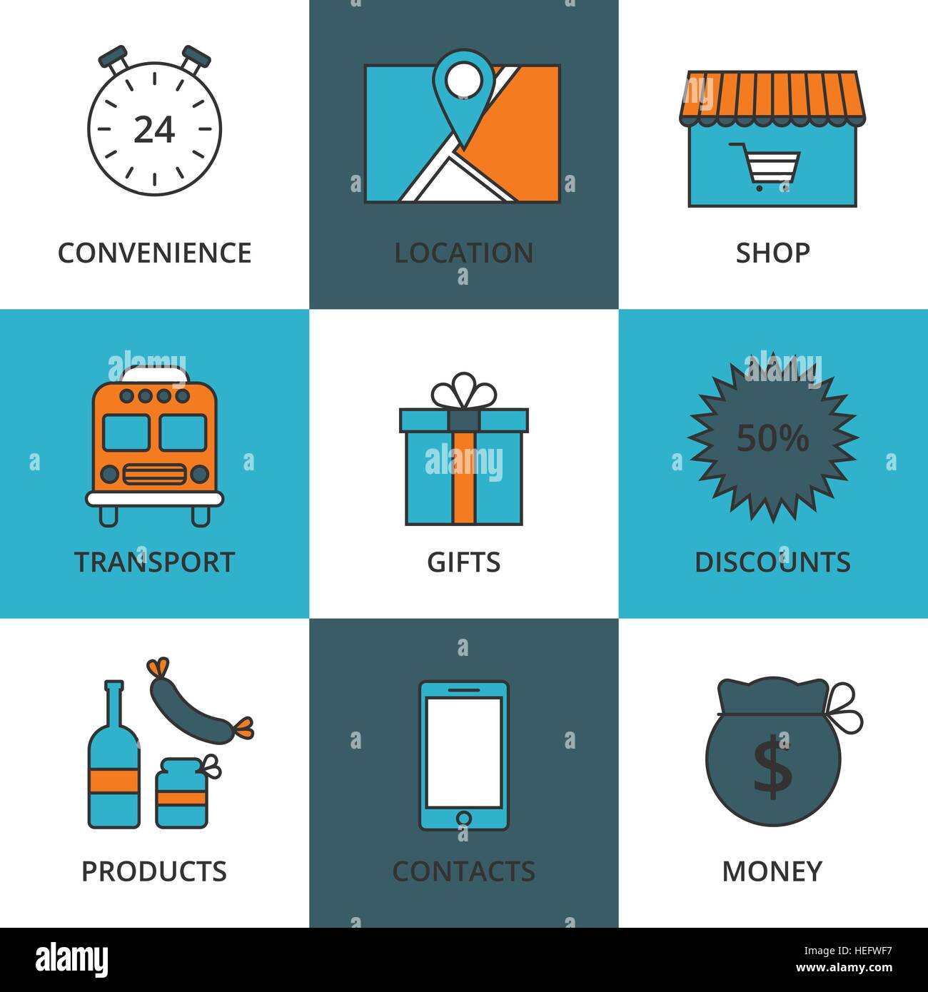 Stock Vector Linear icon Store Stock Vector Image & Art - Alamy