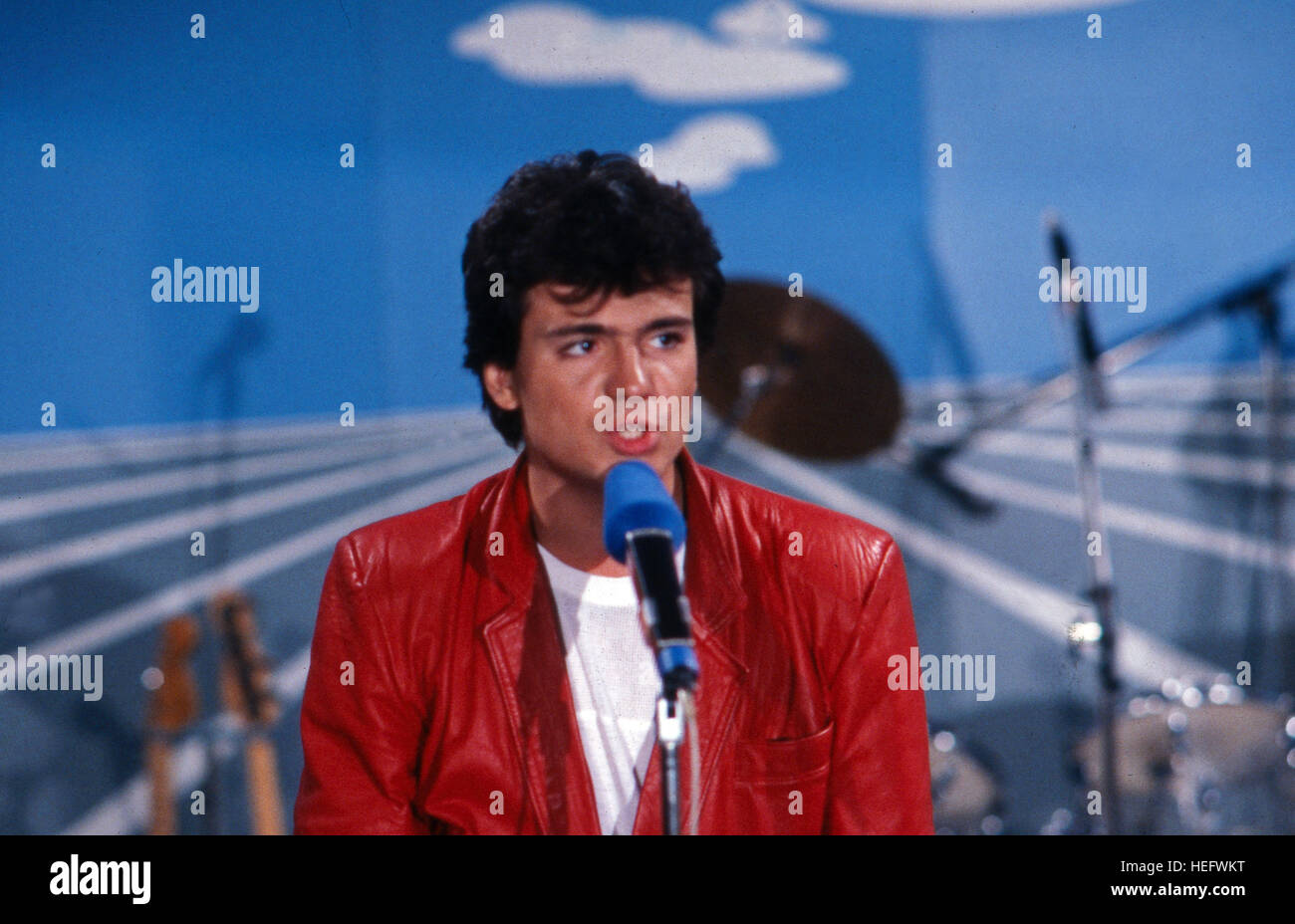 Deutscher Schlagersänger Nino De Angelo, Deutschland 1980er Jahre ...