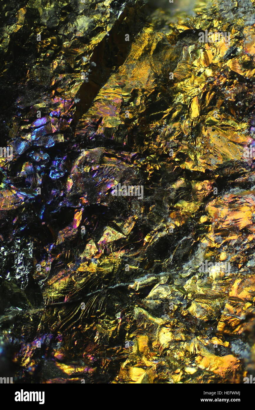 Microscope image of copper ore Stock Photo - Alamy