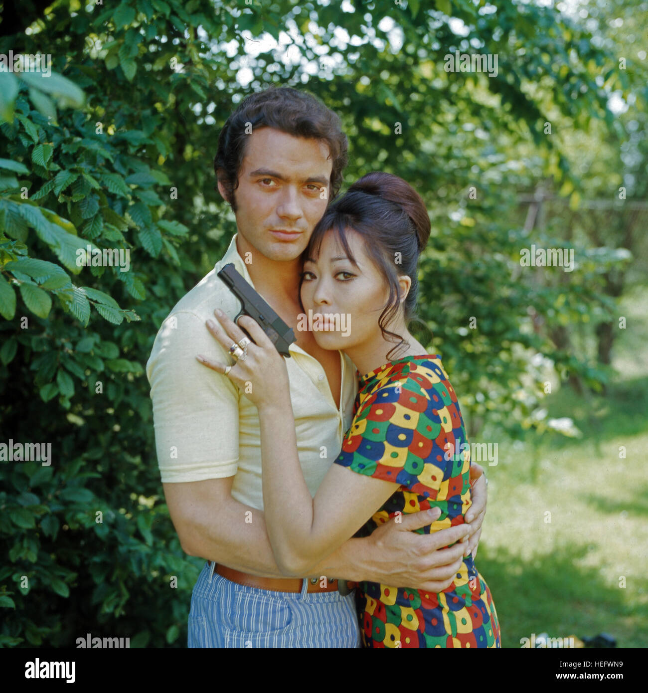 Deutschen Schauspieler Francisca Tu und Hans Jürgen Bäumler, Porträt ...