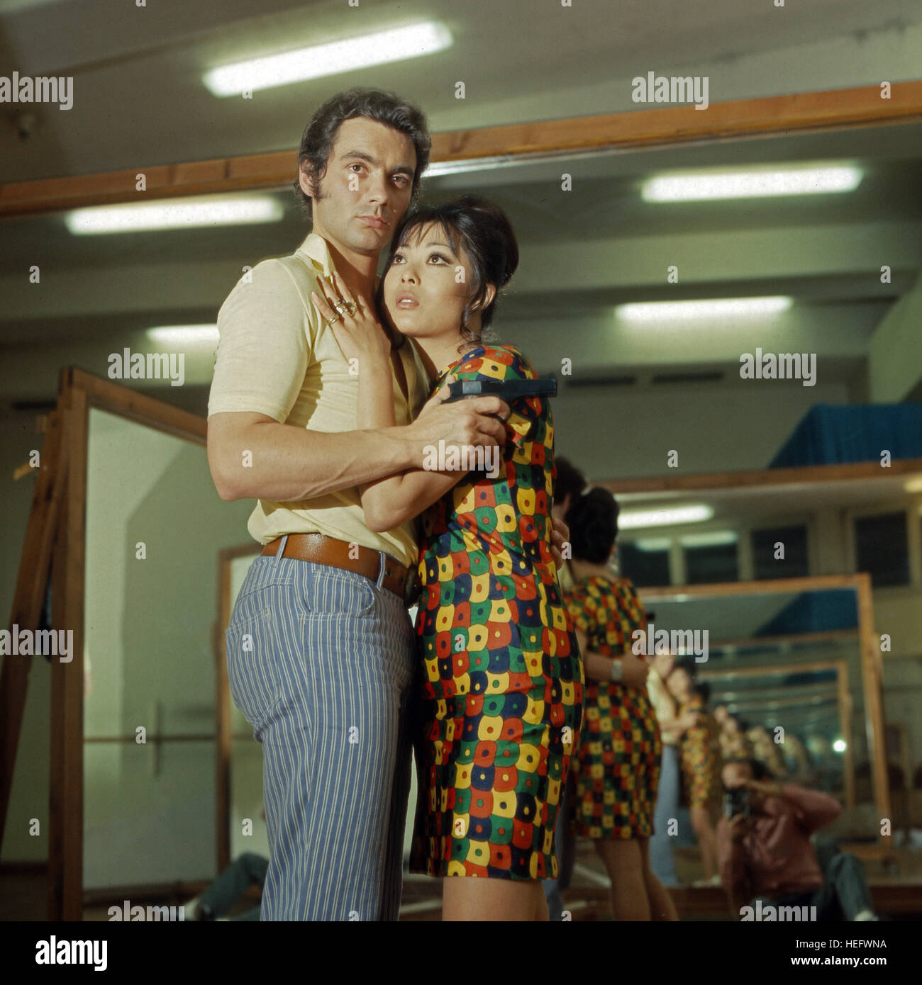 Deutschen Schauspieler Francisca Tu und Hans Jürgen Bäumler, Porträt ...