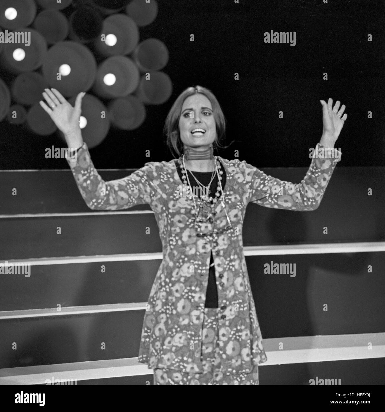 Israelische Filmschauspielerin und Sängerin Daliah Lavi, Deutschland ...