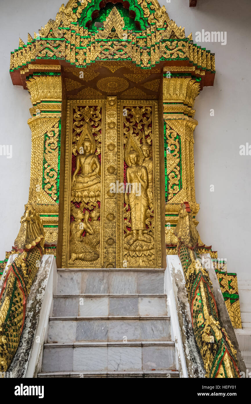 Luang Prabang City Royal Palace Gilded Doors Stock Photo - Alamy