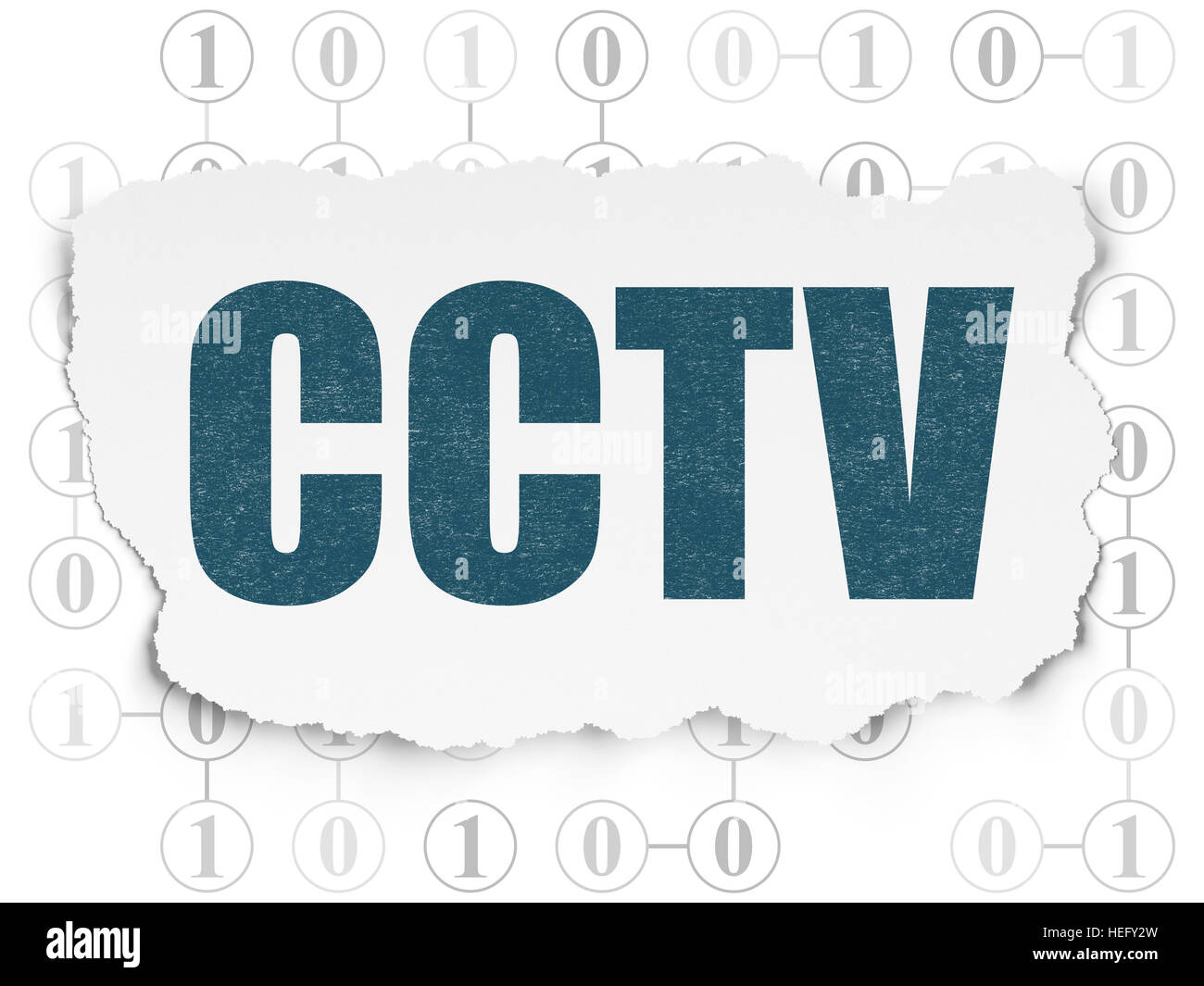 Safety concept: CCTV on Torn Paper background Stock Photo - Alamy