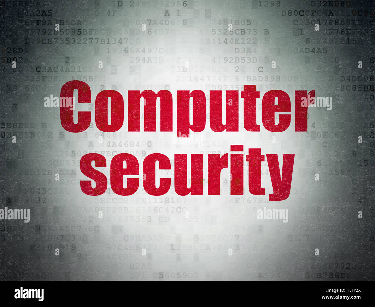 Safety concept: Computer Security on Digital Data Paper background ...