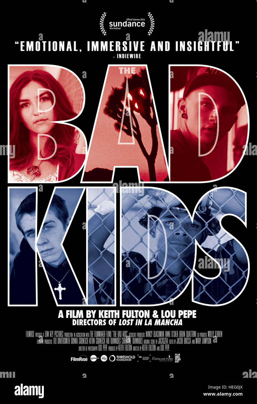 THE BAD KIDS, poster art, Joey McGee (top right), 2016. © FilmRise ...