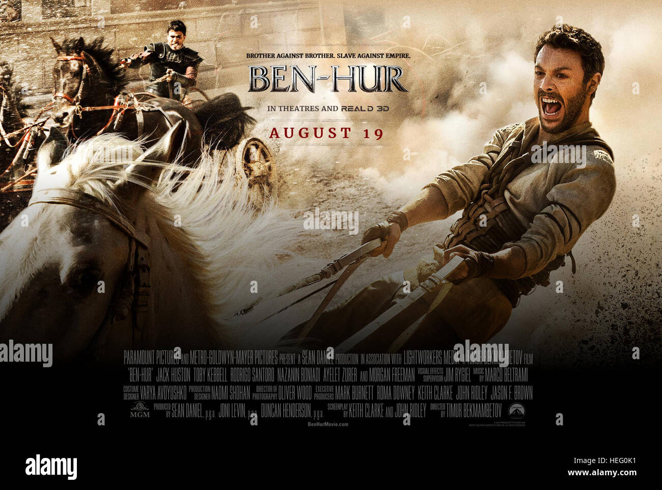 BEN-HUR, US poster art, from left: Toby Kebbell, Jack Huston, 2016 ...
