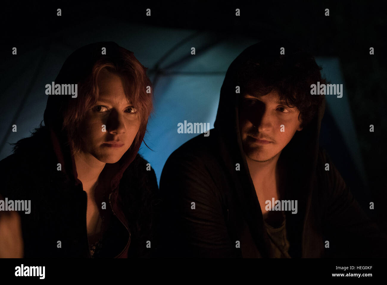 BLAIR WITCH, l-r: Valorie Curry, Wes Robinson, 2016. ph: Chris ...