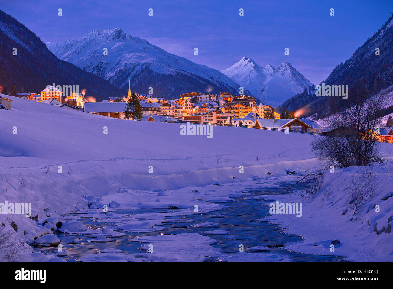 Ischgl night hi-res stock photography and images - Alamy