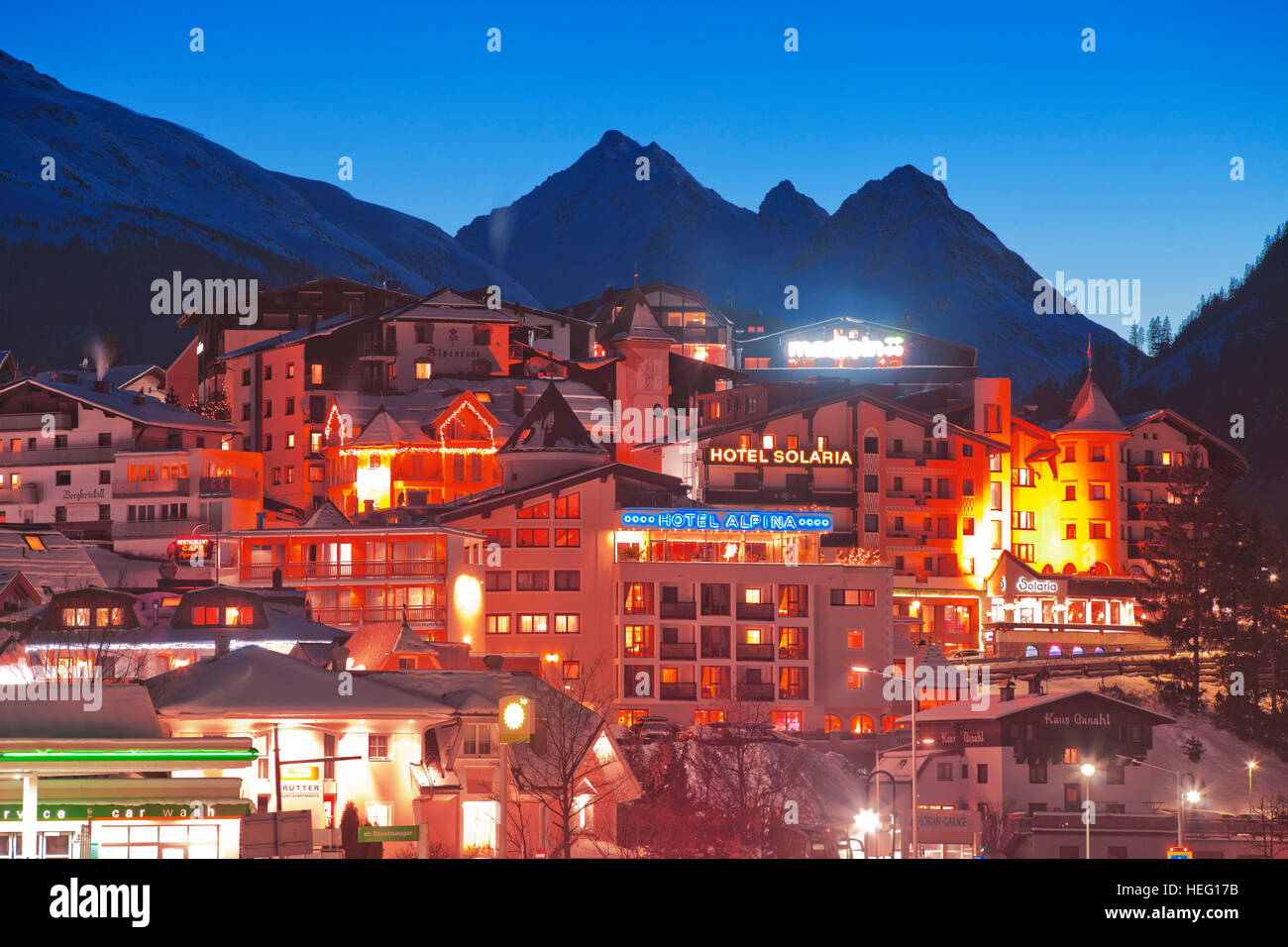Österreich, Tirol, Ischgl Stock Photo - Alamy