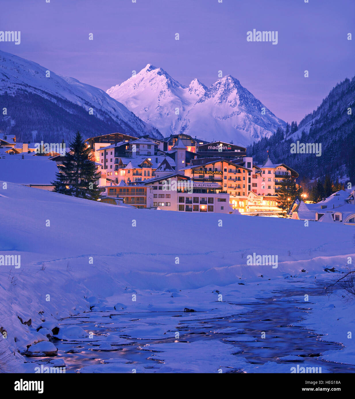 Austria, Tyrol, Ischgl Stock Photo - Alamy