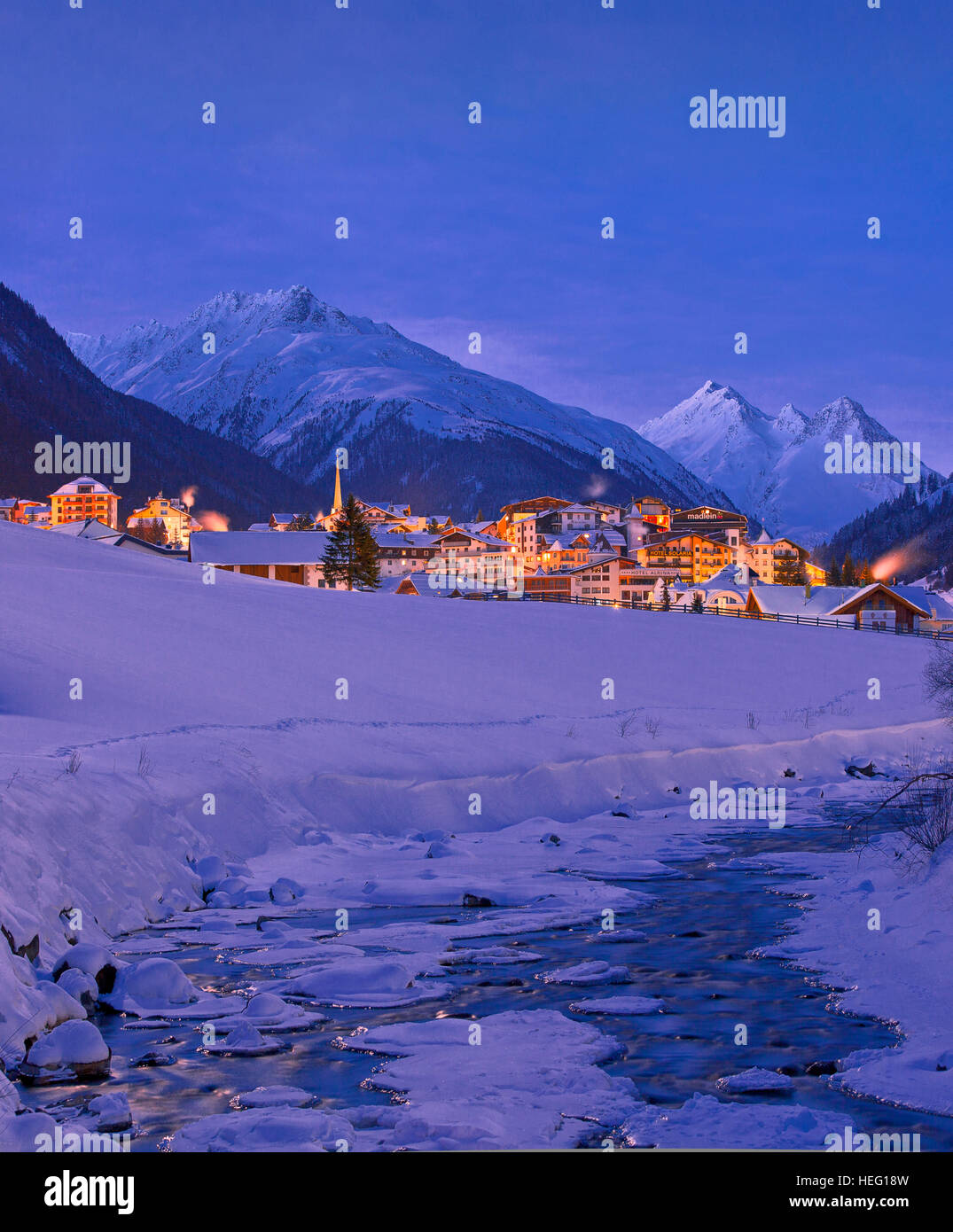 Ischgl night hi-res stock photography and images - Alamy