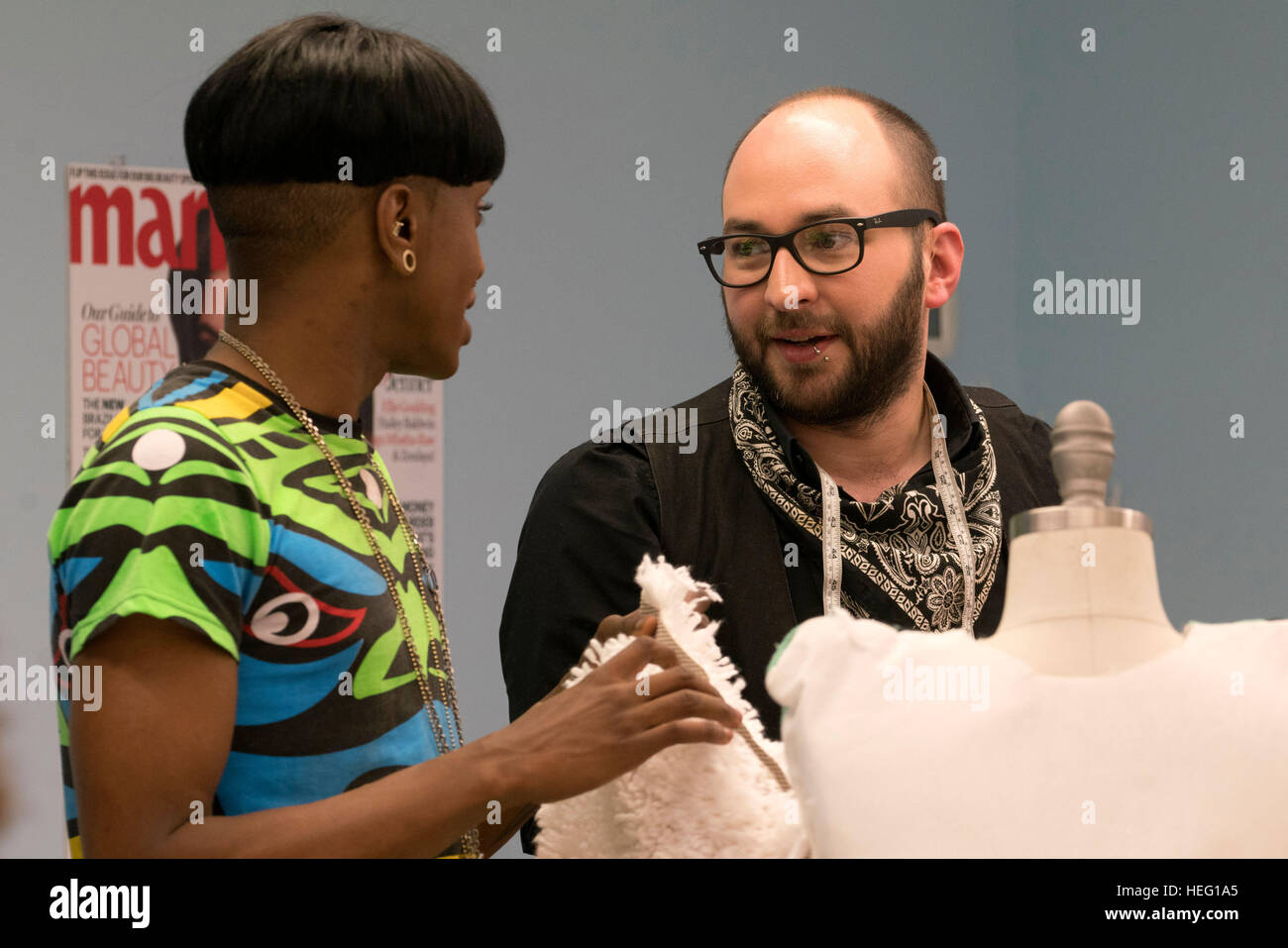 PROJECT RUNWAY, (from left): contestants Dexter Simmons, Alex Snyder ...